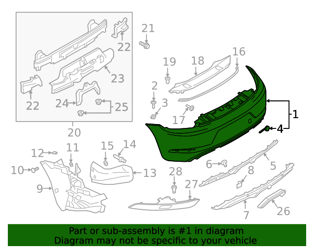 Genuine Porsche 982-898-352-E-G2X |Bumper Cover | FREE Shipping on Most ...