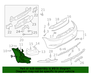 2017-2024 Porsche End Support 982-807-148 | OEM Parts Online