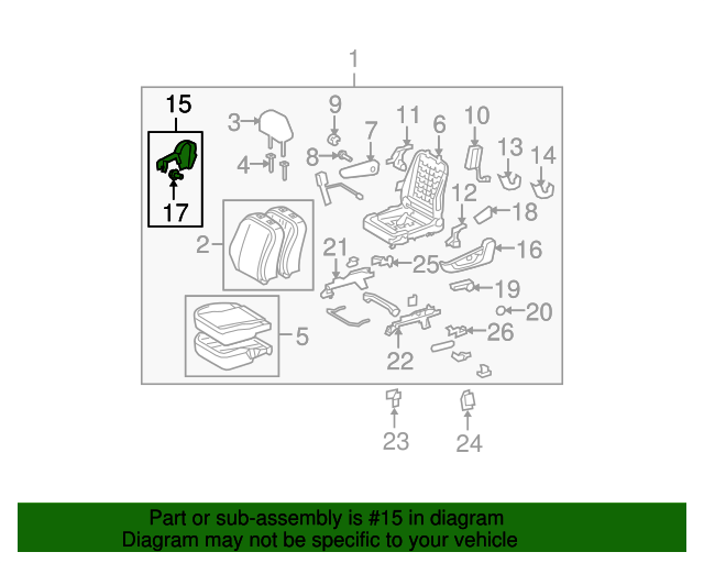 2008-2015 Scion xB Shield Front Seat Cushion 71862-12330-B0 | Toyota ...