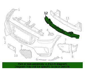 86521-AR700 - High-Quality Absorber Front Bumper Energy for 2022-2025 ...
