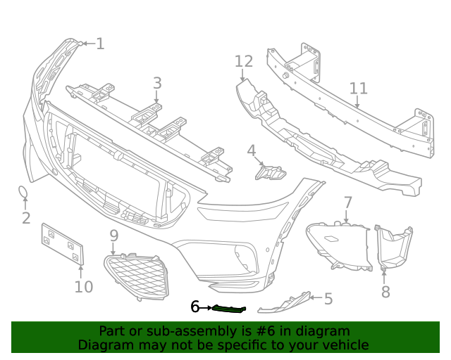 2022-2024 Genesis GV70 Lower Trim 86579-AR700 | OEM Parts Online