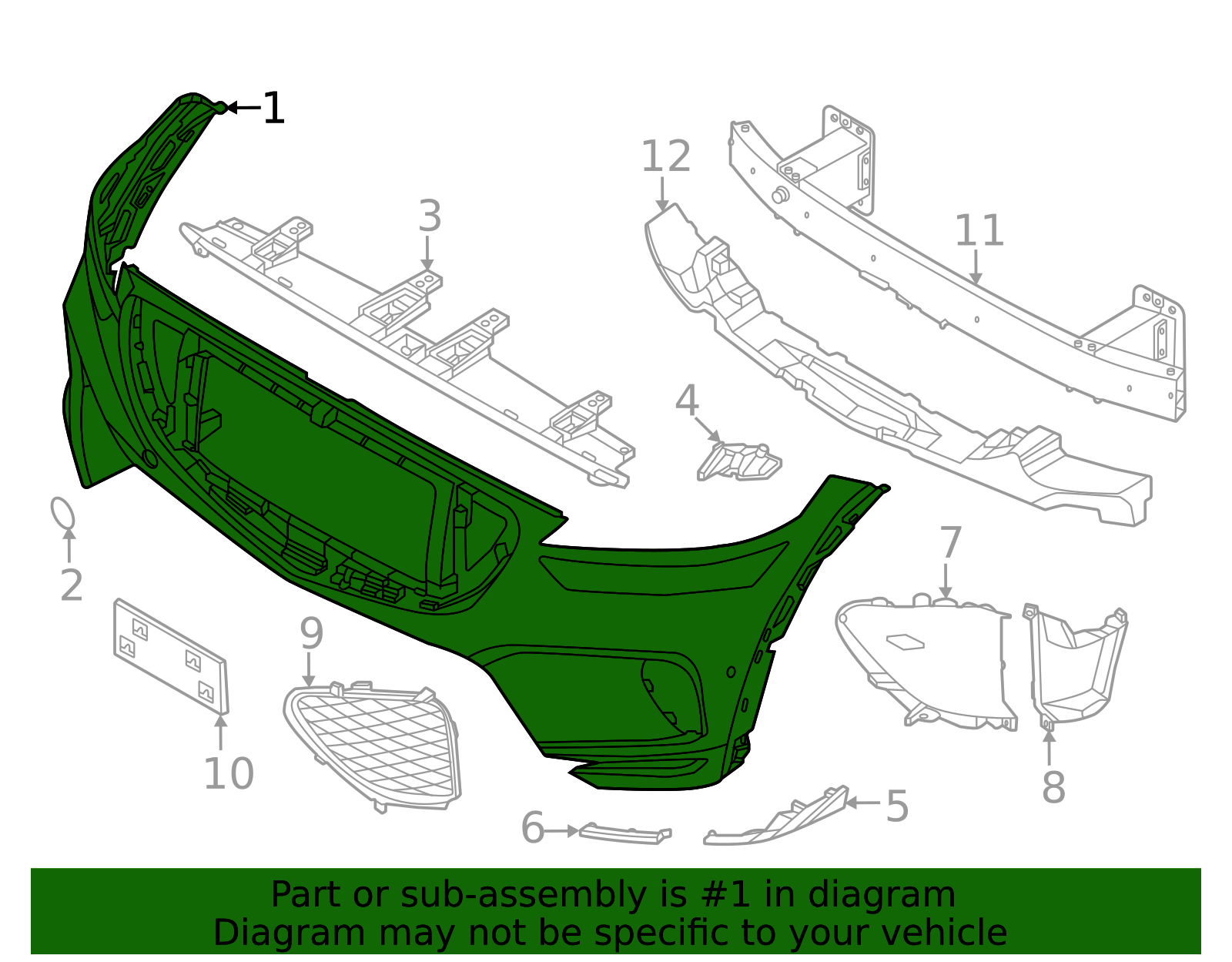 2024-2025 Genesis GV70 Bumper Cover 86510-IY710 | OEM Parts Online