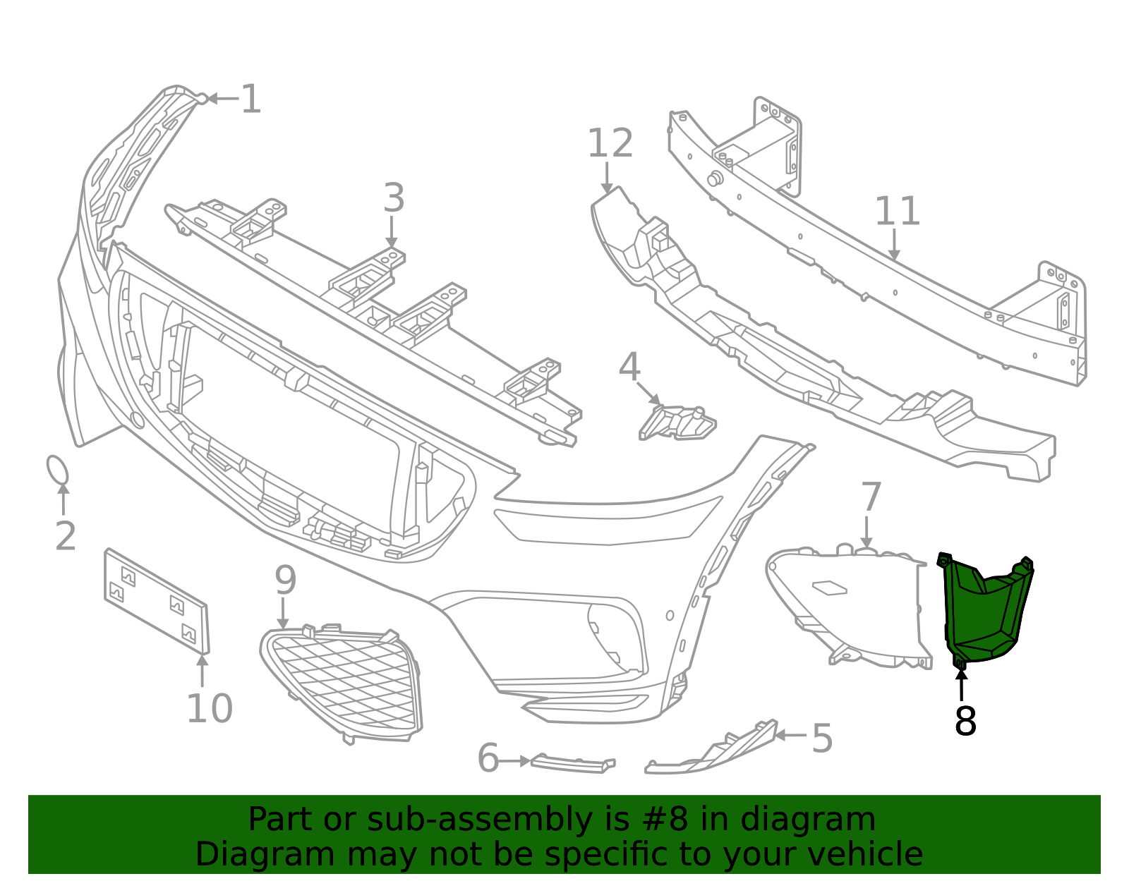2022-2025 Genesis GV70 Rear Duct 86545-AR700 | OEM Parts Online