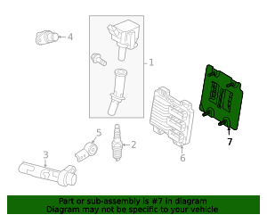 2021-2022 GM Engine Control Module Bracket 42769338 | GMPartsDirect.com