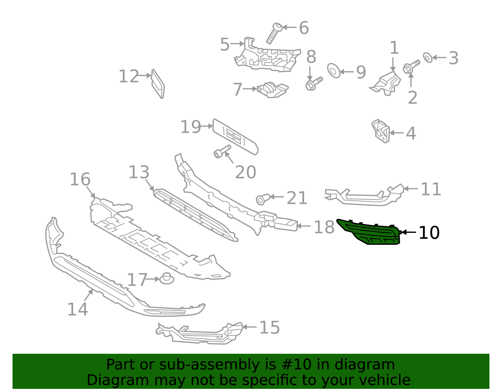 2020-2025 Volvo XC90 Outer Grille 32345470 | TascaParts.com