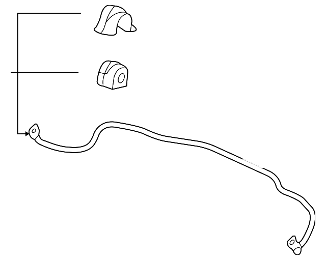 2013-2017 GM Front Suspension Stabilizer Bar 22810904 GM ...