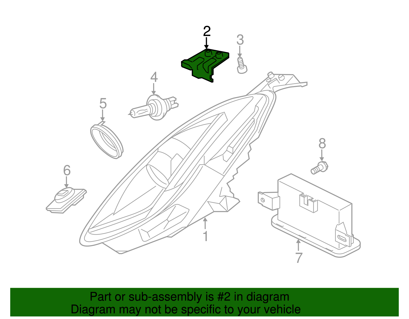 2014-2017 Jaguar F-Type Mount Bracket T2R22660 | OEM Parts Online