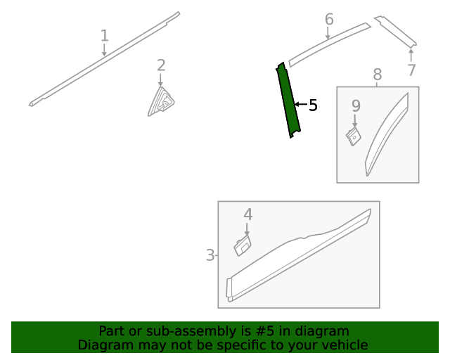 2018-2022 Hyundai Black Out Tape 86391-J9000 | QuirkParts