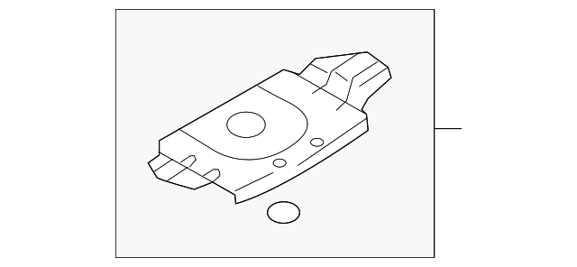1K0-825-701-K - Heat Shield 2006-2010 Audi | Audi OEM Parts