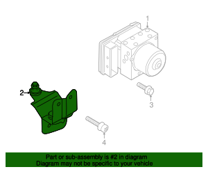 58960-3F000 - Modulator Bracket 2004-2009 Kia Amanti | Kia.Parts Store