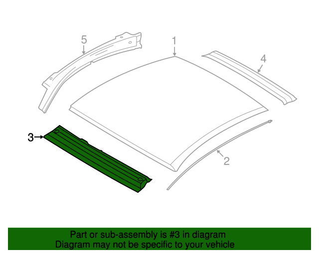2012-2019 Porsche 911 Windshield Header 991-502-329-00-GRV | Porsche Marin