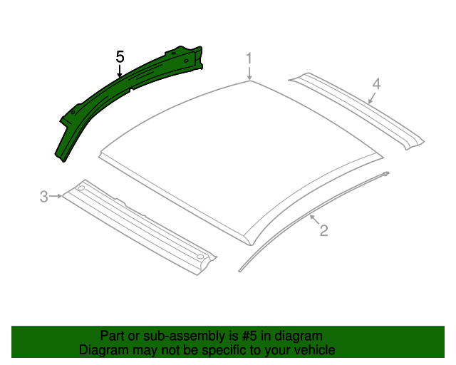 991-502-466-00-GRV - Roof Side Rail 2012-2019 Porsche 911 | AutoNation ...