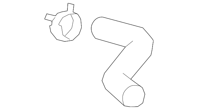 46673-TXM-A01 - 2019-2020 Honda Insight - Hose B Reservoir Tank ...