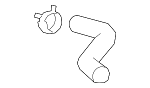 46673-TXM-A01 - Upper Hose 2019-2020 Honda Insight | Honda Parts Online