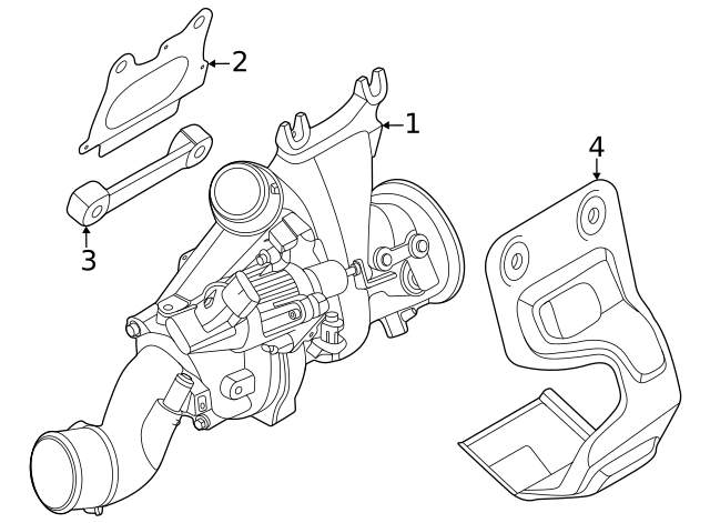 28231-3N111 - Turbocharger 2021-2024 Genesis | AutoNation Parts