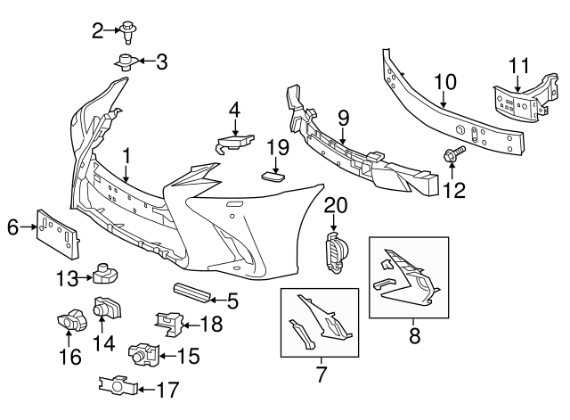 88790-22131 - Ambient Temp Sensor 1997-2021 Lexus | Lexus Parts Outlet