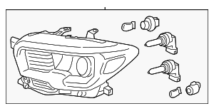 81110-04270 - Composite Assembly Right - 2016-2023 Toyota Tacoma | OEM ...
