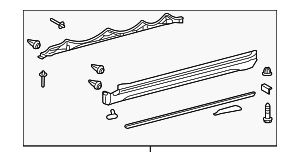 75806-35100 - Rocker Molding - 2010-2020 Toyota 4Runner | Lithia Toyota ...