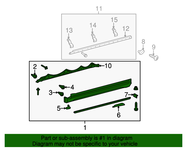 75806-35180-C0 - Rocker Molding - 2022-2023 Toyota 4Runner | OEM ...