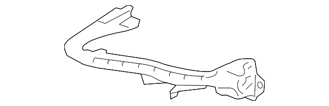 SU003-07155 - Bumper Cover Support Rail (Right, Front) - 2013-2016 ...