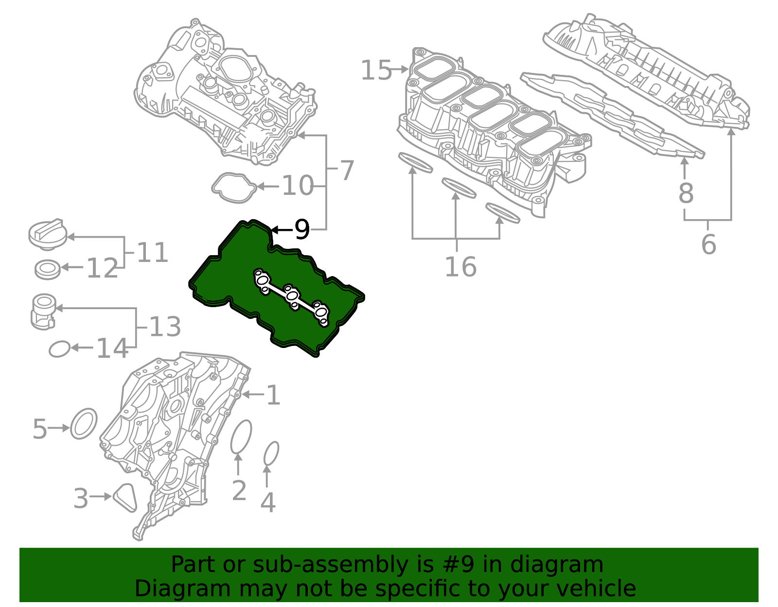 2017-2024 Kia | Valve Cover Gasket | 22453-3L101 | Kia Auto Parts
