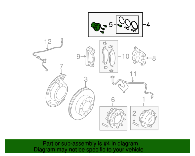 2011-2024 Ford Lock Hub Assembly PC3Z-3B396-A | Varsity Ford