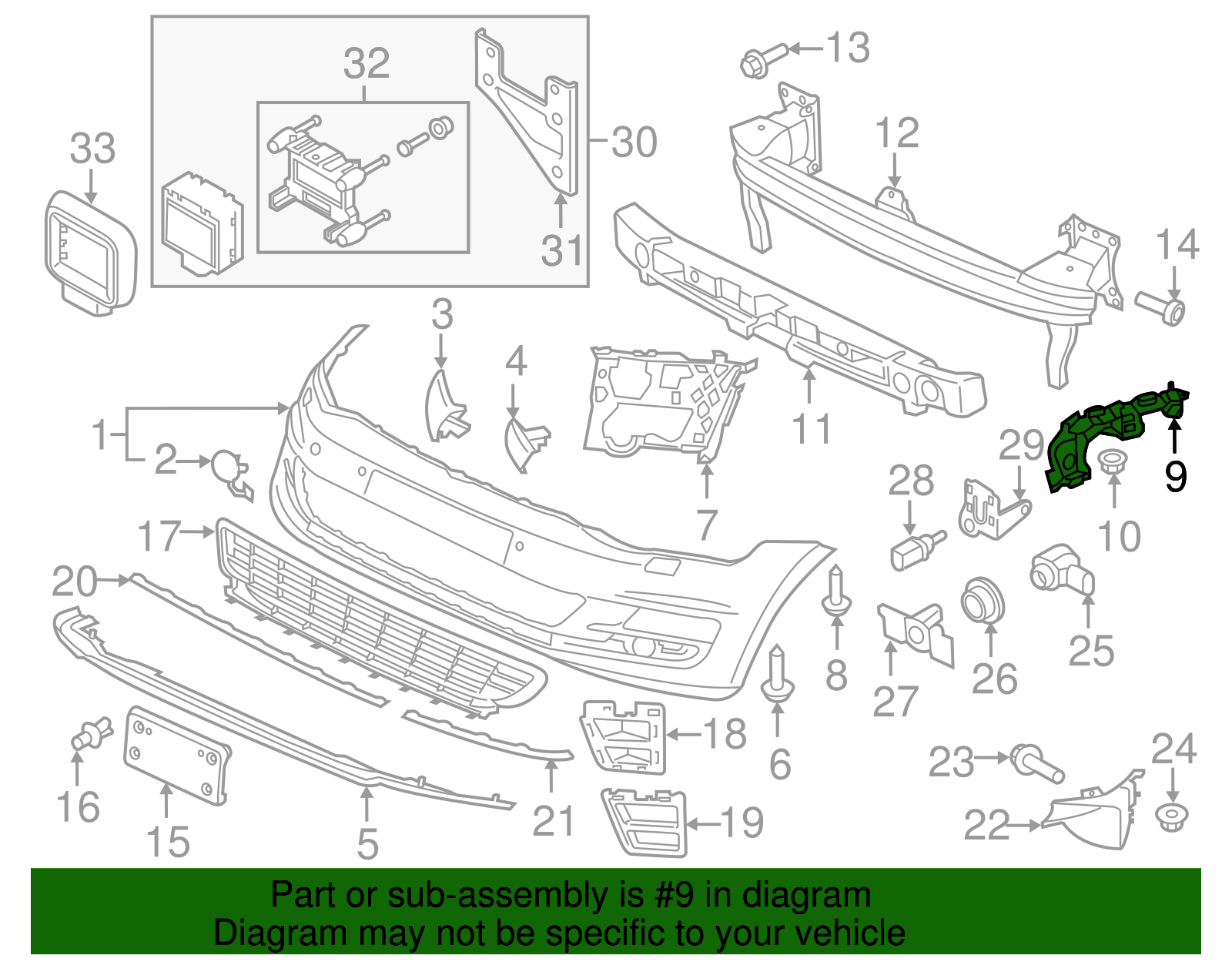 2015-2017 Volkswagen Guide 5G0-807-050-A | VW Direct Parts