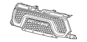 2019-2024 Ram 1500 Grille 68543860AA | Mopar Parts Canada