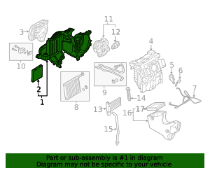 0008308402 - HVAC Unit Case 2019-2023 Mercedes-Benz | Mercedes-Benz USA ...