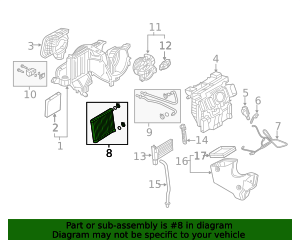 0008355600 - Heater Core 2019-2024 Mercedes-Benz | Mercedes-Benz USA Parts