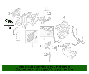 2019-2024 Mercedes-Benz Expansion Valve 0008354300 | MB Parts Center
