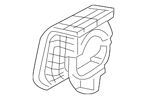 0008308202 - Vent Box Mercedes-Benz USA Parts