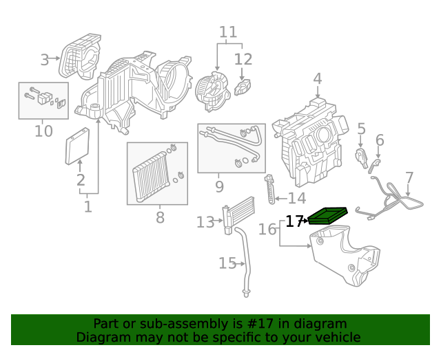 9078313900 - Vent Chamber Seal 2019-2021 Mercedes-Benz | Mercedes-Benz ...
