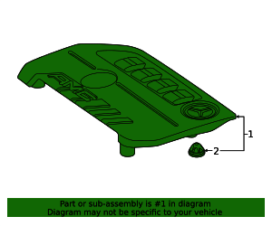 260-010-01-00 - Engine Cover 2020-2022 Mercedes-Benz A 35 AMG ...