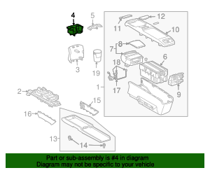 2004-2006 Lexus Cup Holder 55618-48060 | OEM Parts Online