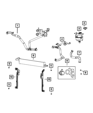 2019-2023 Jeep Wrangler Auxiliary Coolant Pump 68335906AB | Mopar eStore