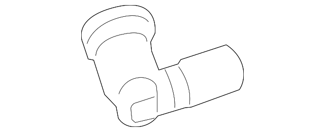 209-869-00-24 - Washer Nozzle Connector 2005-2016 Mercedes-Benz ...