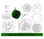 42800-TVC-AE0 - W Wheel (19X8 1 2J) 2021-2022 Honda Accord | Honda ...