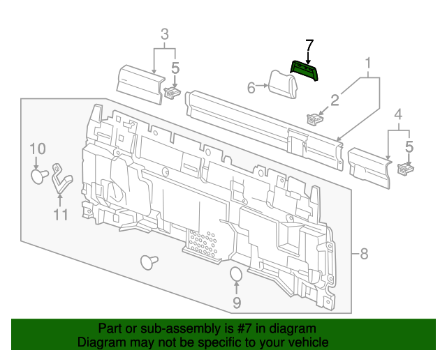 2014-2019 GM Jet Black Front Seat Belt Guide Adjuster Rear Cover ...