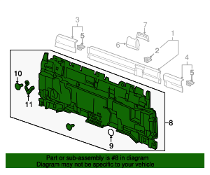 84469413 - Body Rear Panel Insulator 2014-2019 GM | Chevrolet Parts Direct