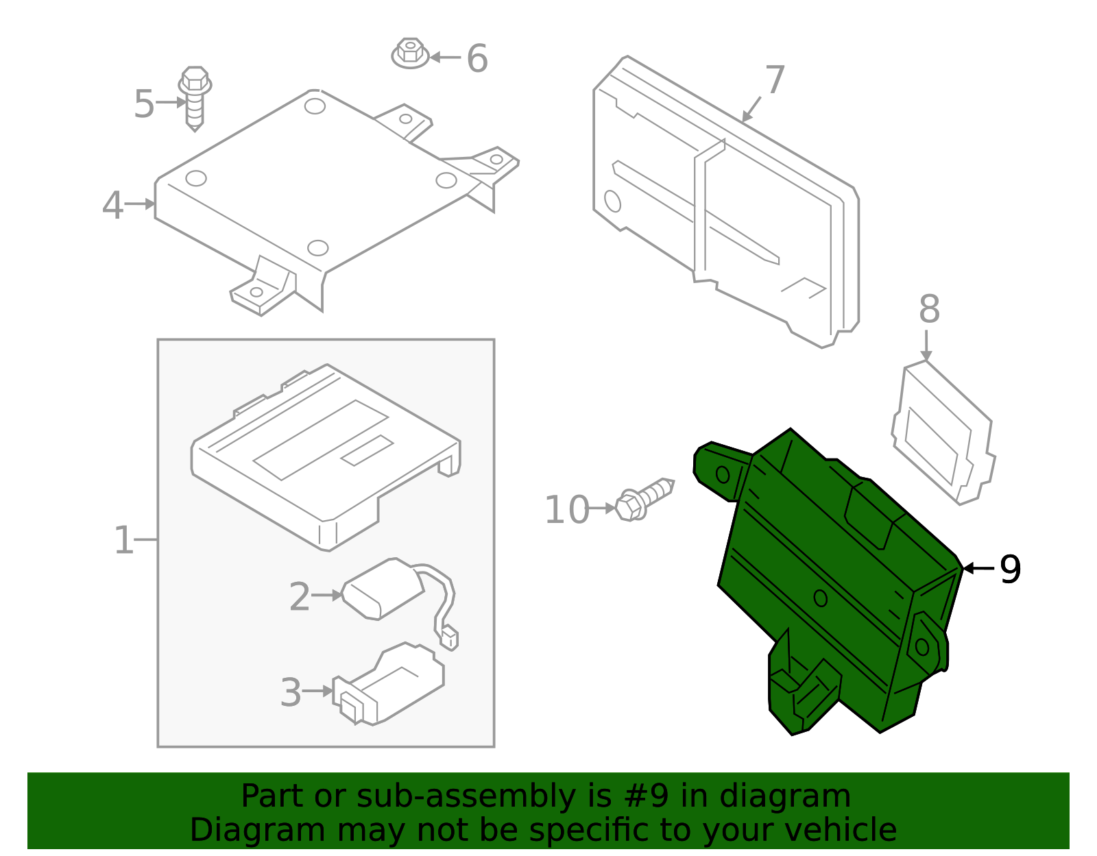 4KE-907-324 - Amplifier Bracket 2019-2025 Audi | Audi OEM Parts