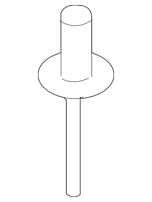 2007-2022 BMW Wheel Flare Rivet 51-77-7-171-004 | BMWPartsDirect.com