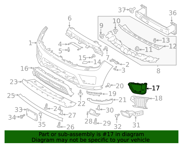 Genuine OEM Vent Panel Part# LR099794 Fits 2018-2022 Land Rover Range ...