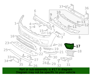 Genuine OEM Vent Panel Part# LR099794 Fits 2018-2022 Land Rover Range ...