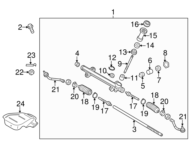 57719-3V000 - Yoke 2012-2013 Kia Optima | Kia.Parts Store