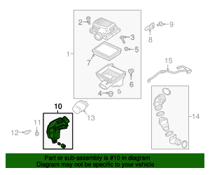 (Replaces 84369893) Intake Air Baffle 85511864 GM | GMPartsDirect.com