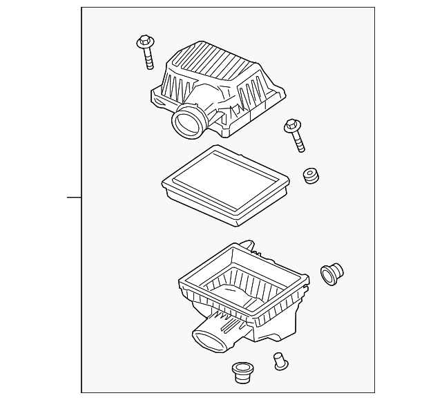 2018-2024 GM Air Cleaner 84640369 GM | GMPartsDirect.com