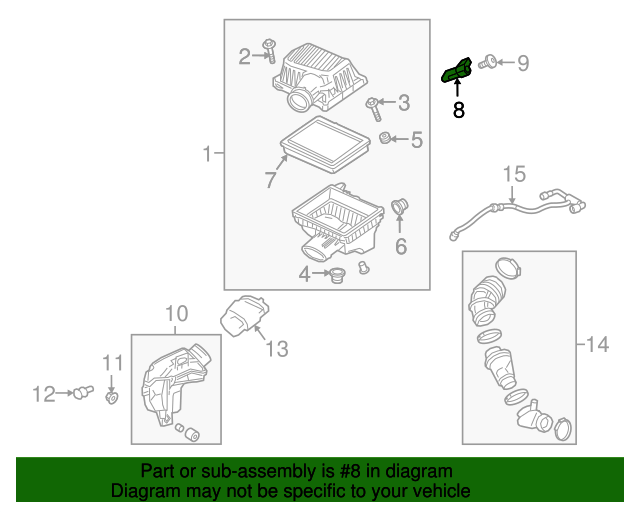 2016-2024 GM Mass Airflow Sensor 23366103 GM | GMPartsDirect.com