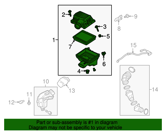 2018-2024 GM Air Cleaner 84640369 GM | GMPartsDirect.com