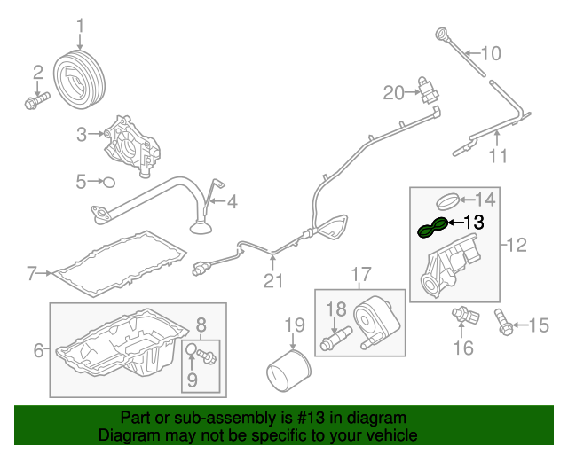 2010-2019 Ford Adapter Gasket AL3Z-6840-A | QuirkParts